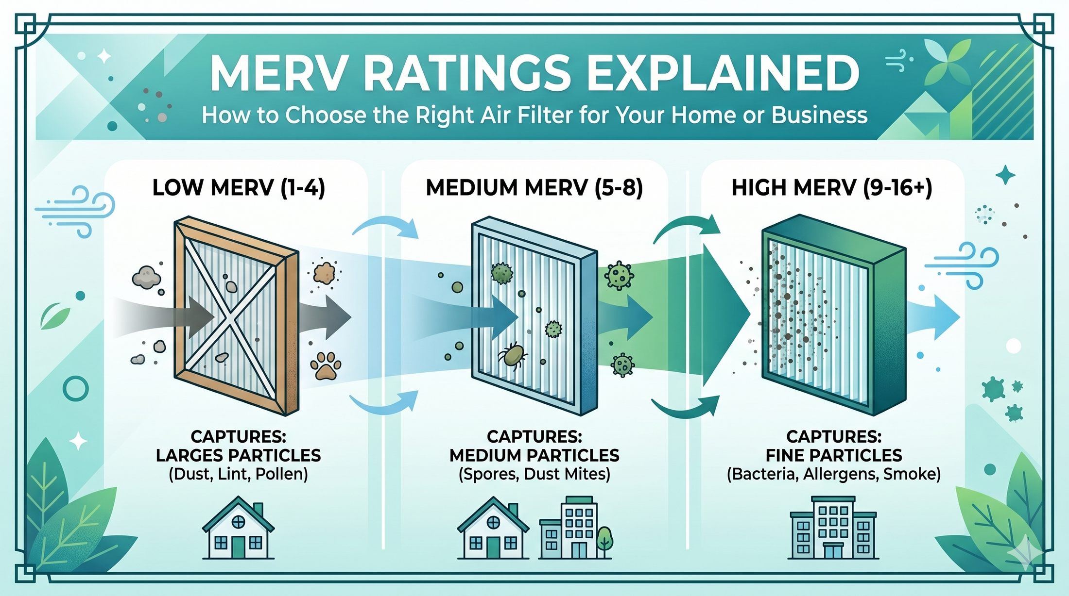 MERV Ratings Explained: How to Choose the Right Air Filter for Your ...