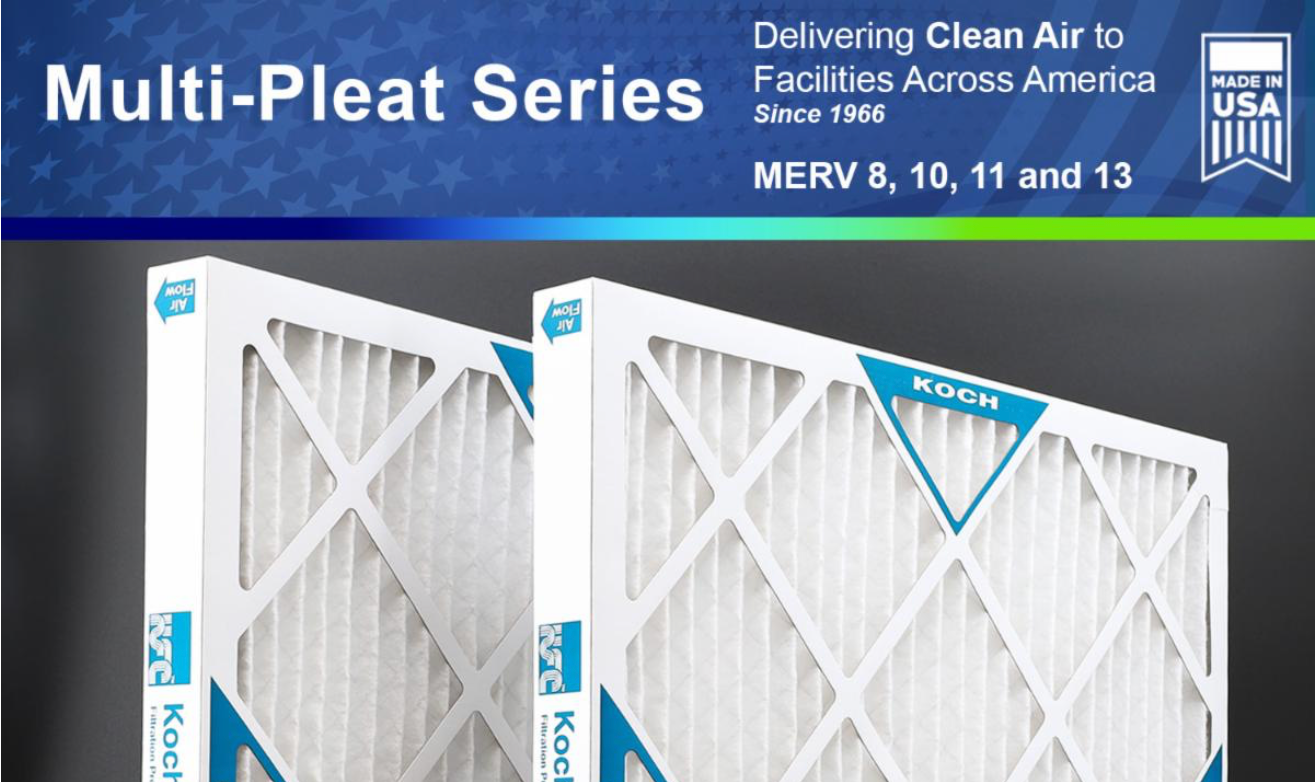 The Koch Multi-Pleat Series: Durable and Reliable Air Filtration