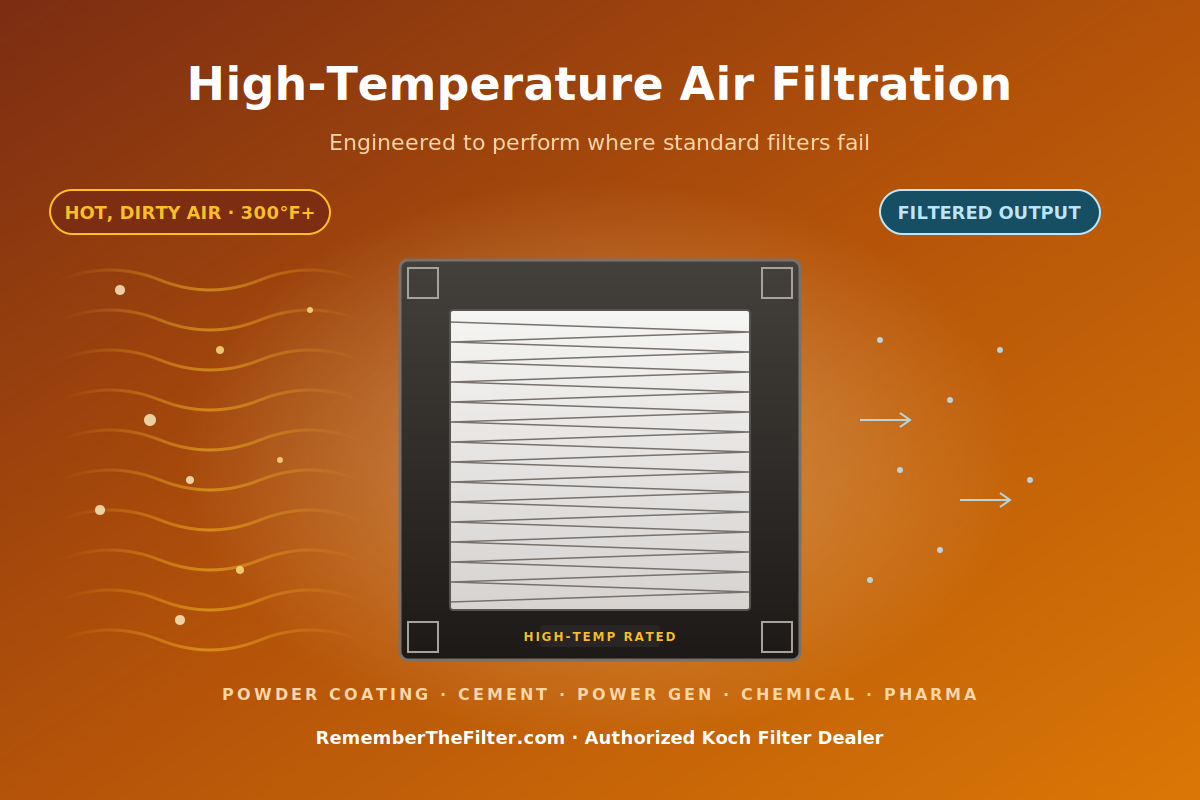 High-Temperature Air Filtration: What It Takes to Perform in Extreme T