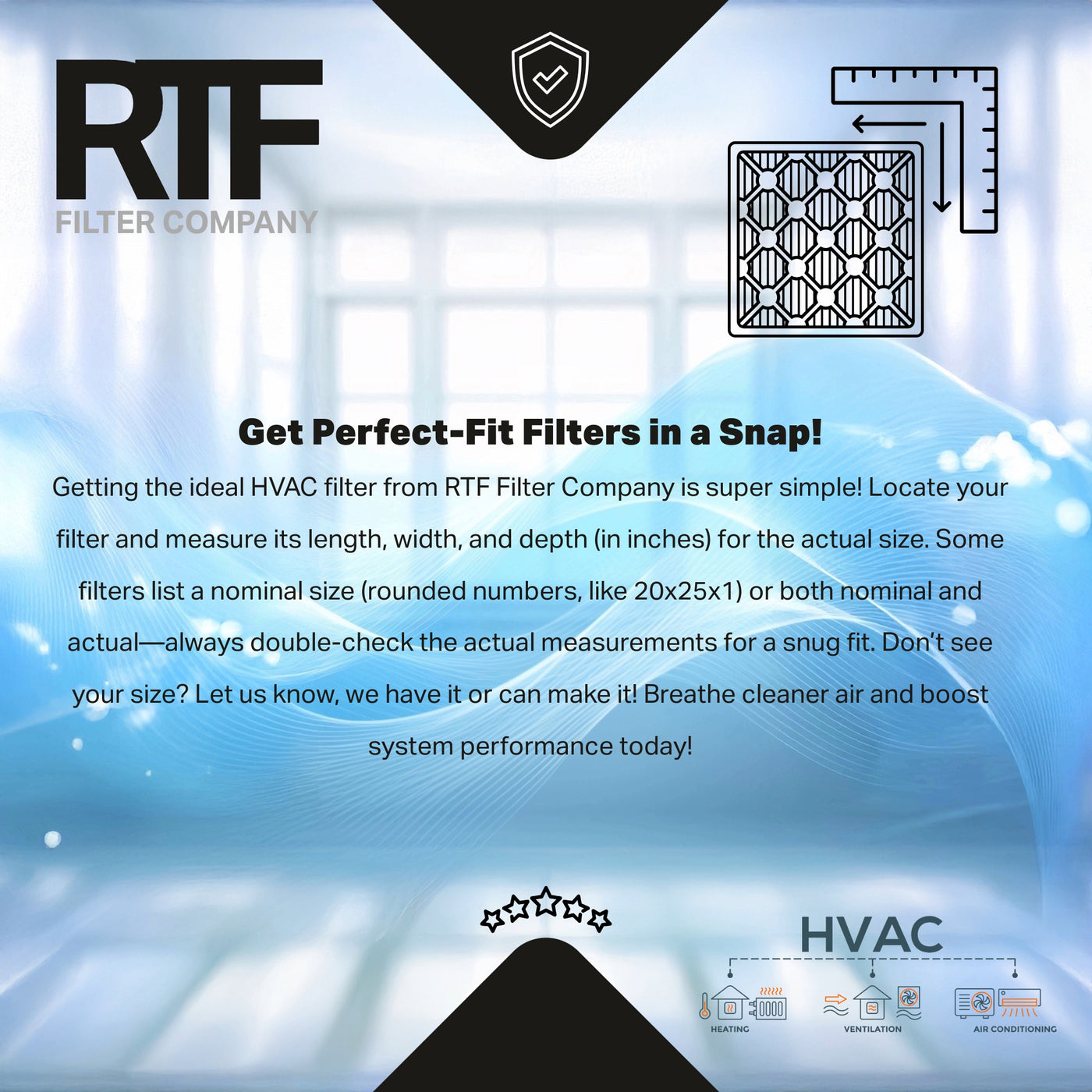 Replacement Air Filters | A/C, Furnace and HVAC - All Sizes ...